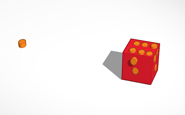 3D design Dice project | Tinkercad