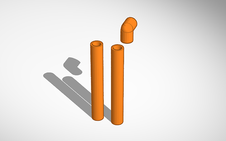 3D design tubos - Tinkercad