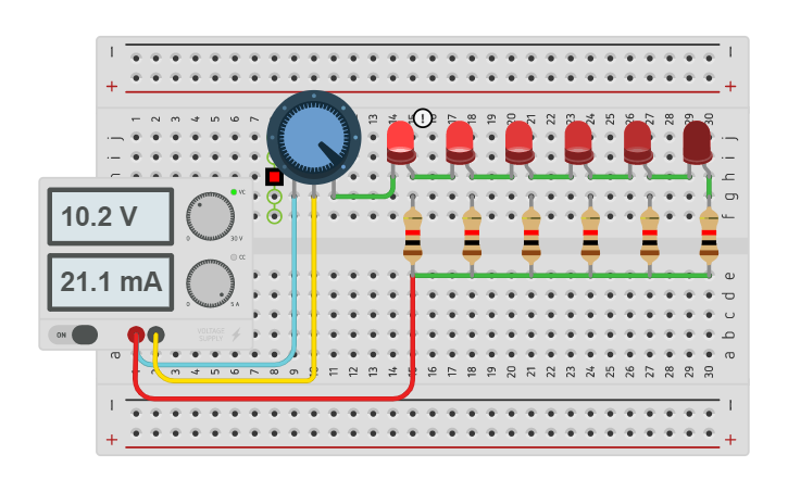 Circuit design desafio 1 | Tinkercad