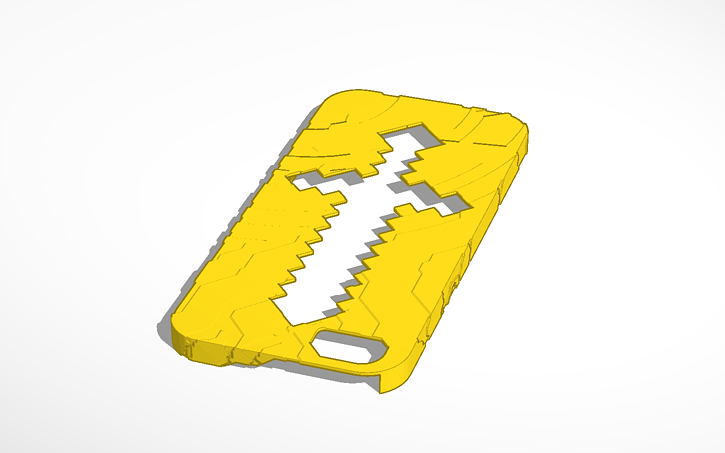 3D design Minecraft Sword IPod case | Tinkercad