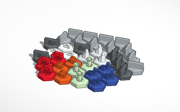 3d Design Interlocking Hexa Props 2 Tinkercad