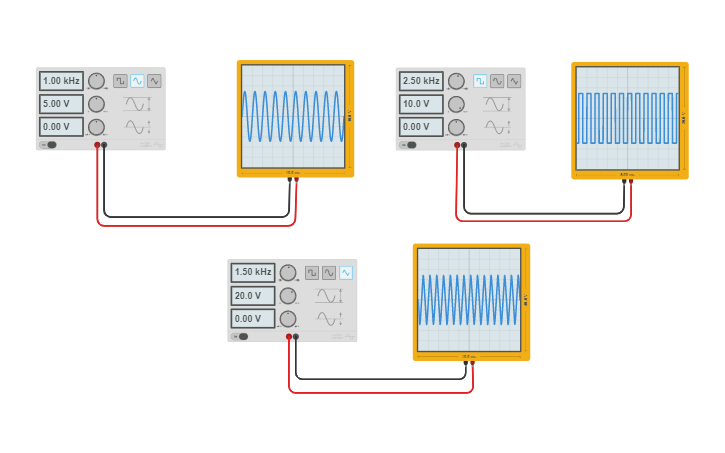 Circuit Design Waveforms Tinkercad