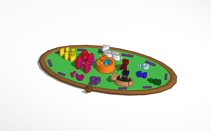 3D design Animal Cell | Tinkercad