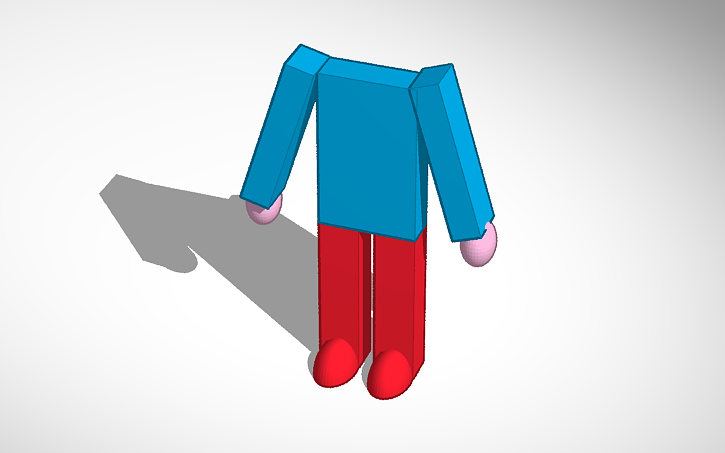 3D design Man - Tinkercad