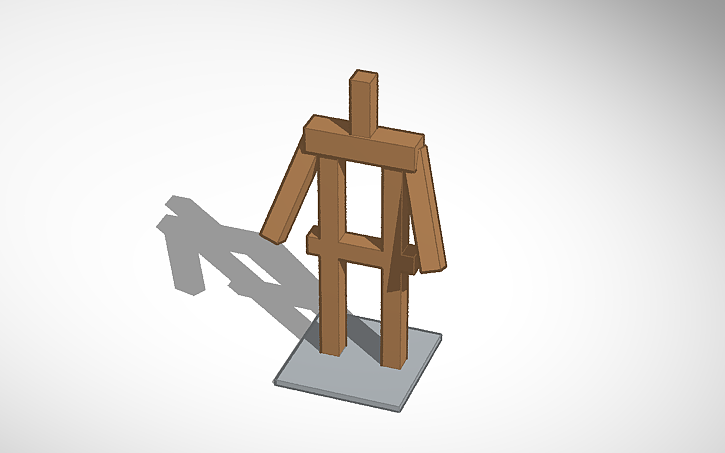 3D design Minecraft Armor Stand - Tinkercad