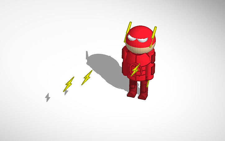 3D design the flash - Tinkercad