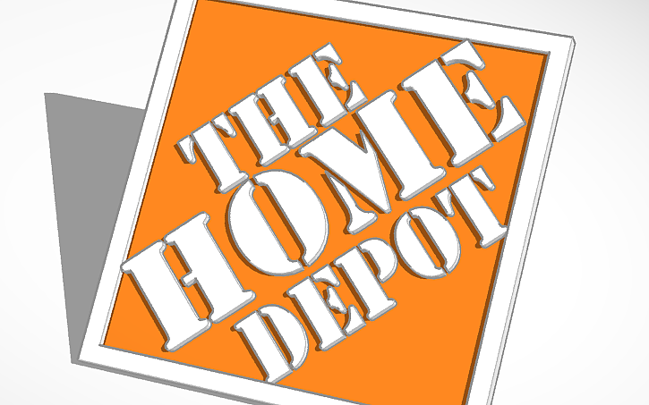 3D design THE HOME DEPOT - Tinkercad