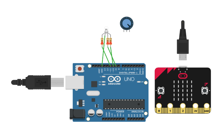 Circuit design light - Tinkercad
