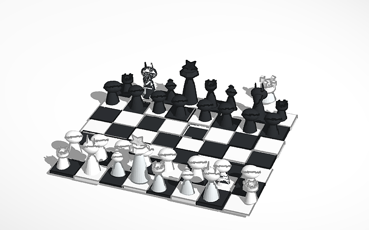 3D design AJEDREZ | Tinkercad