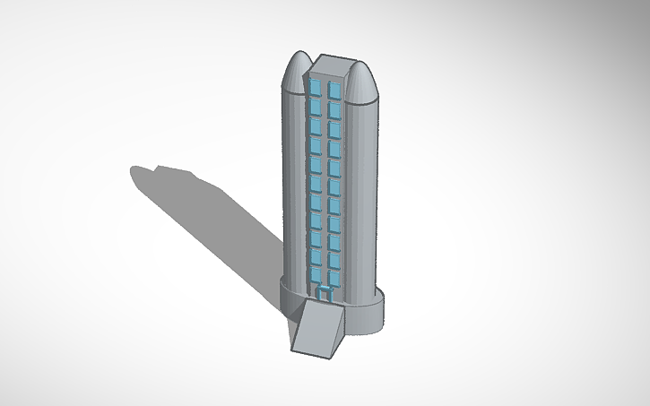 3D design Cool Tower - Tinkercad