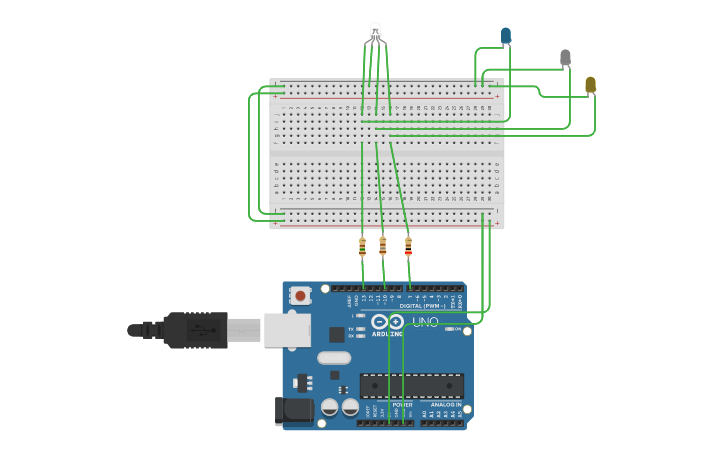 Circuit Design Breadboard 07 Tinkercad
