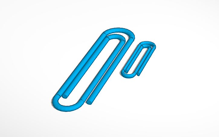 3D design clips - Tinkercad