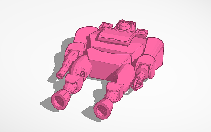 3D design GOOD Lethal Company - Old Bird - Tinkercad