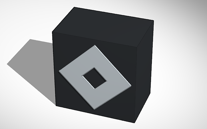 3D design Roblox game logo - Tinkercad