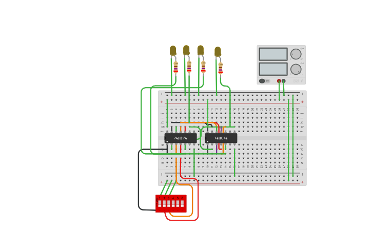 Circuit design LAB 6 PART B F1016 - Tinkercad