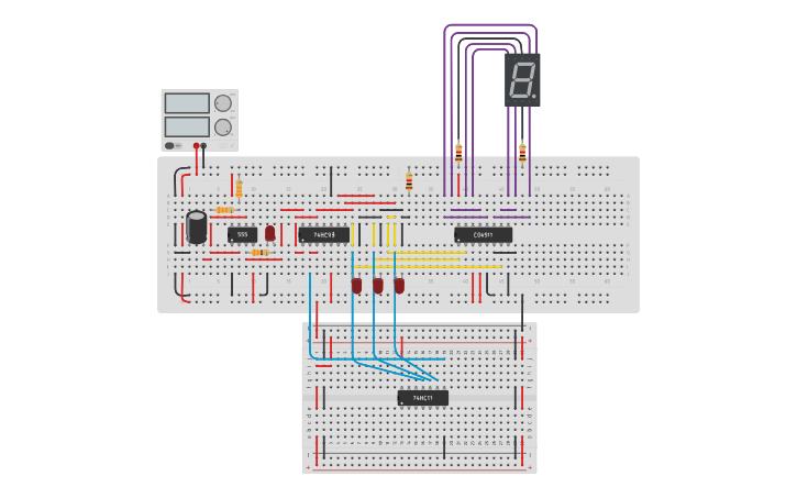 Circuit Design 3 Bit Counter Culming Tinkercad