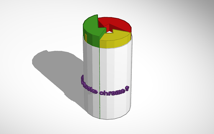 3d Design Broken Chrome Tinkercad