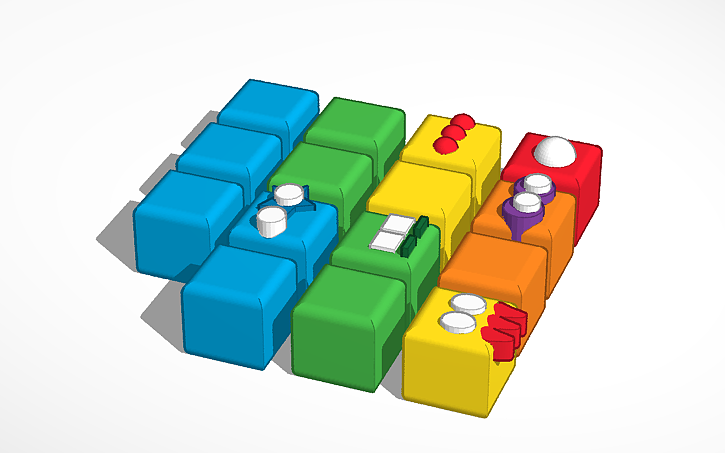 3D design jumbo numberblocks | Tinkercad