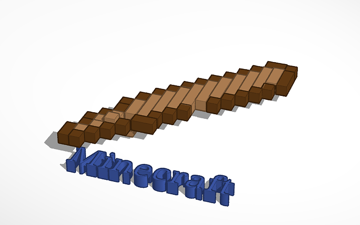 3D design Minecraft - Tinkercad