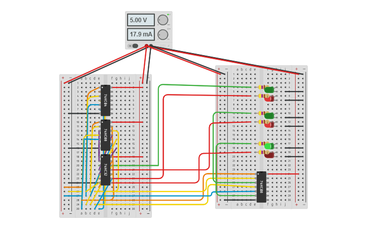 Circuit design CIRCUITO SEMAFORO | Tinkercad