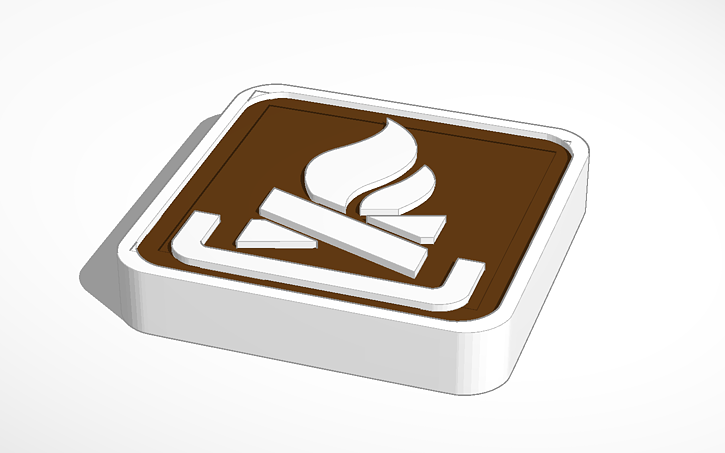 3D design Fire Pit - Tinkercad