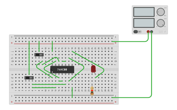 Circuit Design Xor Using Nand Tinkercad