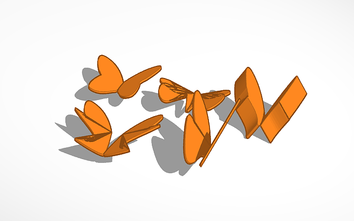 3D design Lab 568F - Joselyn Sitan Butterfly - Tinkercad