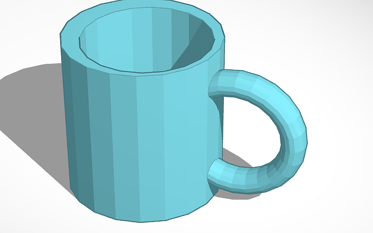 3D design cup - Tinkercad