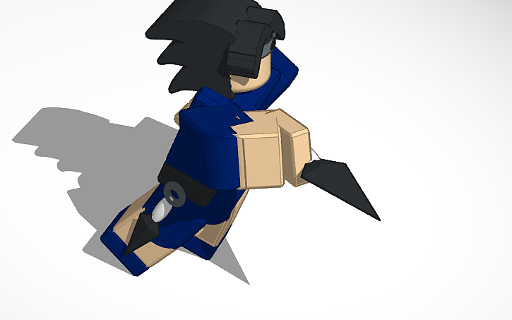 3D design derpy blocky sasuke - Tinkercad