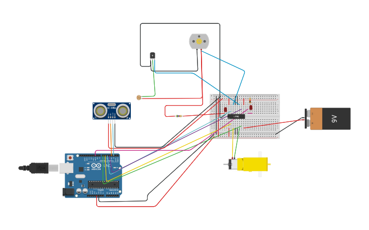 Circuit design Ejercicio 2 - Tinkercad
