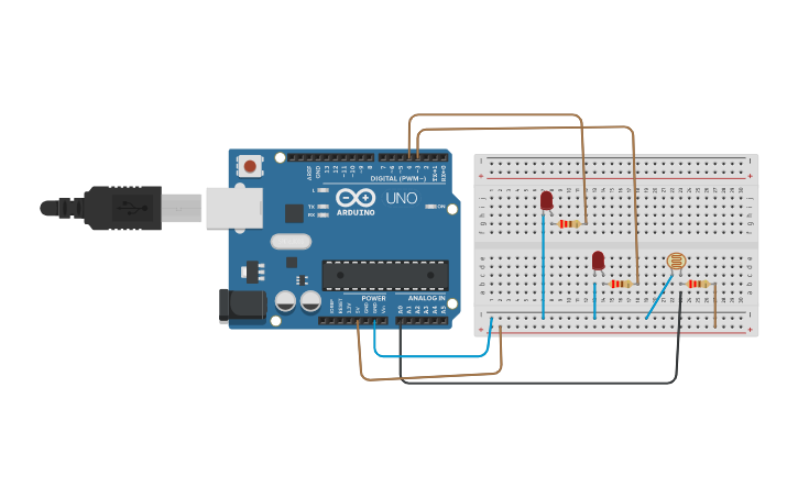 Circuit design ARDUINO 4D | Tinkercad