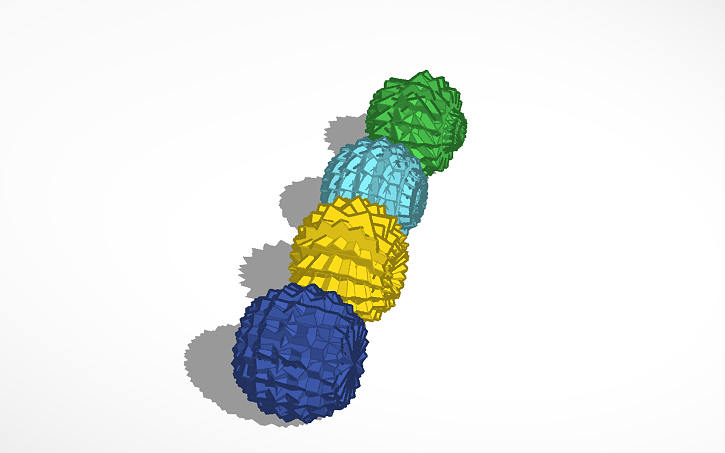 3D design spike balls | Tinkercad