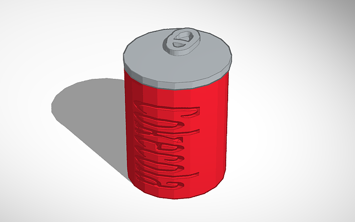 3D design coke can - Tinkercad