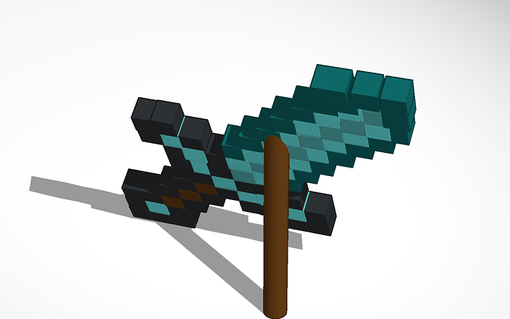 3D design Diamond Sword - Tinkercad