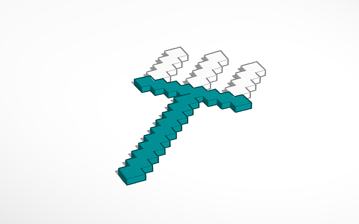 3D design Trident (Minecraft) By Jake | Tinkercad