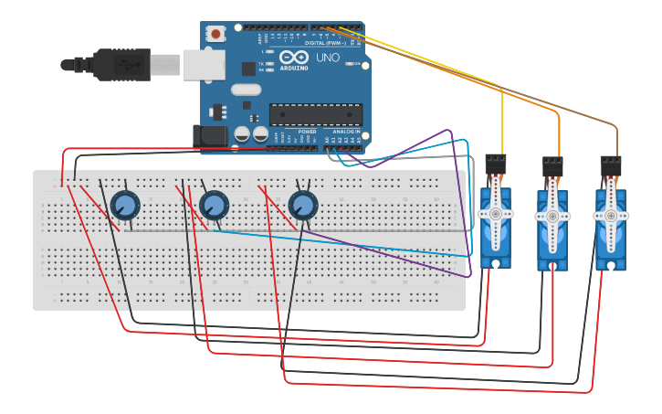 Circuit design Practical Test III | Tinkercad