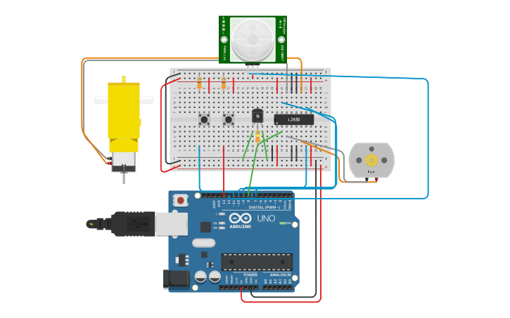 Circuit design Proyecto_Final - Tinkercad