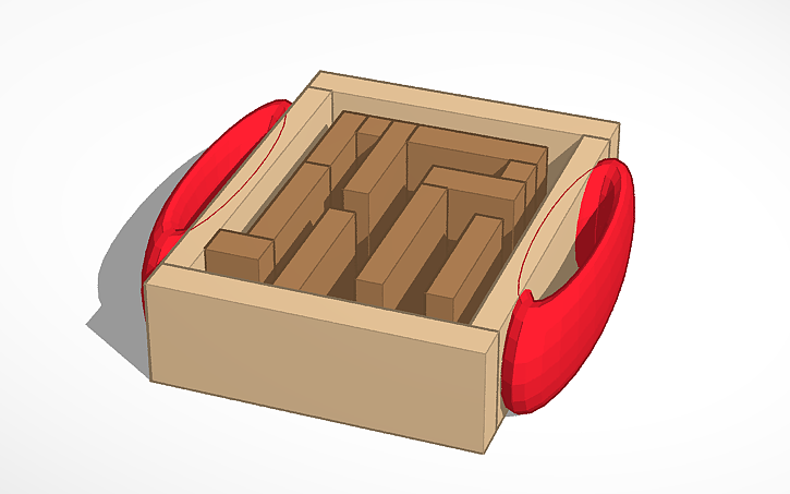 3D design Handheld Ball Roll Puzzle | Tinkercad