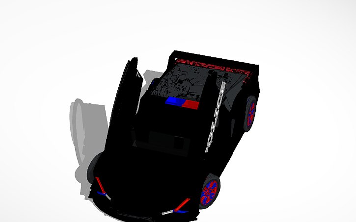 3D design Police Lambo | Tinkercad