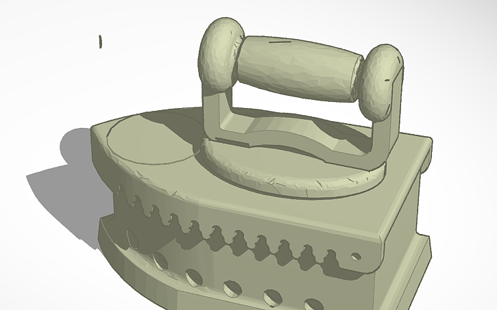 3D design Iron - Tinkercad