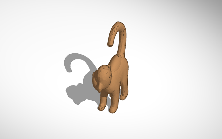 3D design Monkey - Tinkercad