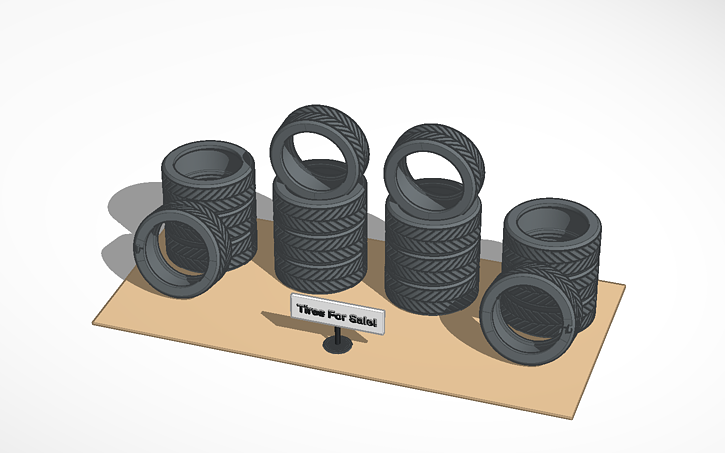 3D design Tires for sale | Tinkercad