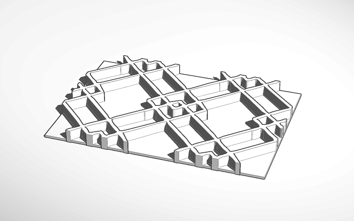3D design clay tile press - Tinkercad