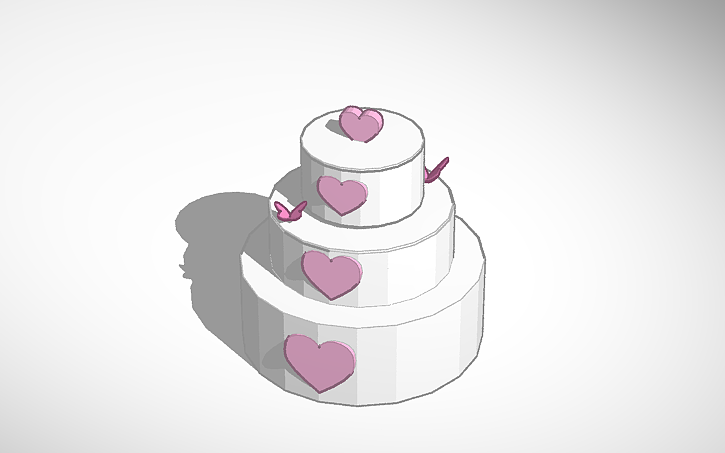 3D design Wedding Cake | Tinkercad