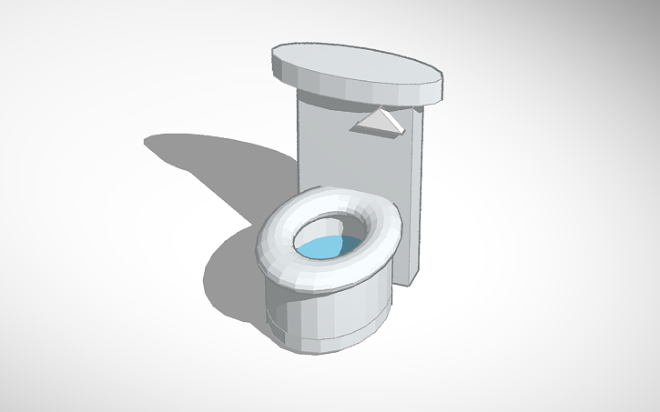 3D design Toilet | Tinkercad