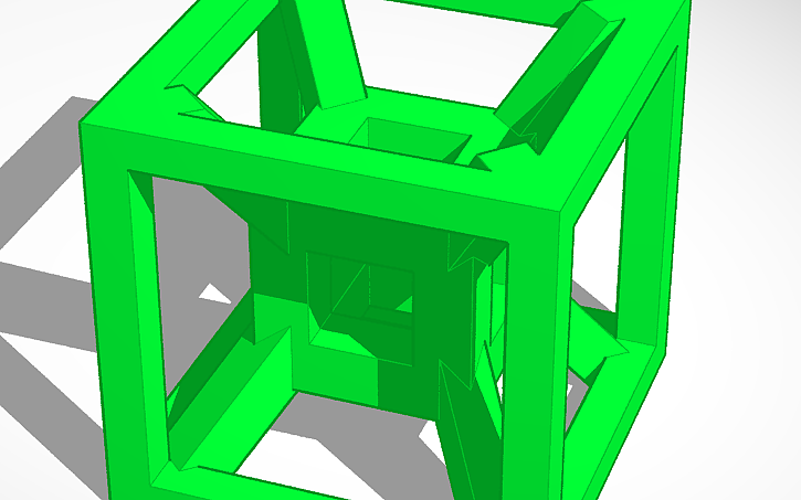 3D design Hypercube ( 4d ) - Tinkercad
