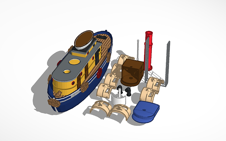 3D design Takara Based Ten Cents (w/ faces - Tinkercad