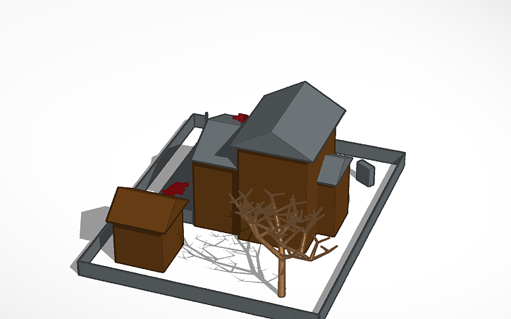 3D design Haunted House - Tinkercad