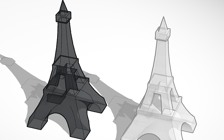 3d Design Eiffel Tower Tinkercad 