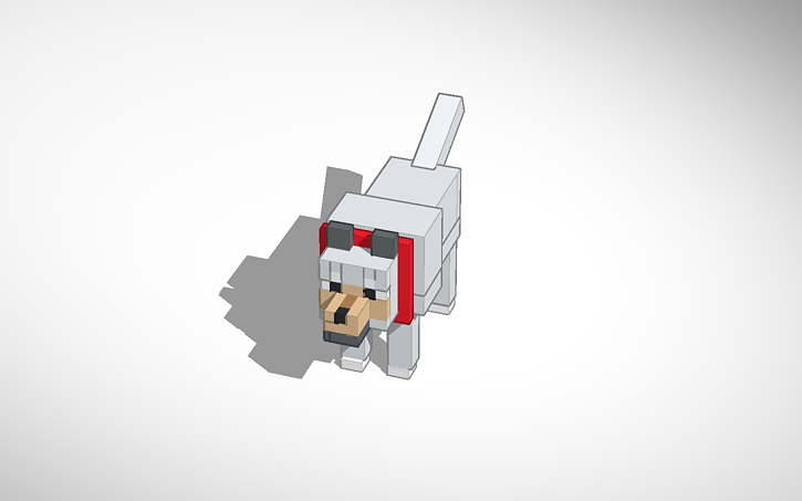 3D design wolf | Tinkercad